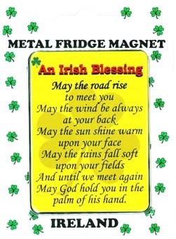 Metal Fridge Magnet, Celtic Irish Blessing - Irish Jewelry | Irish ...