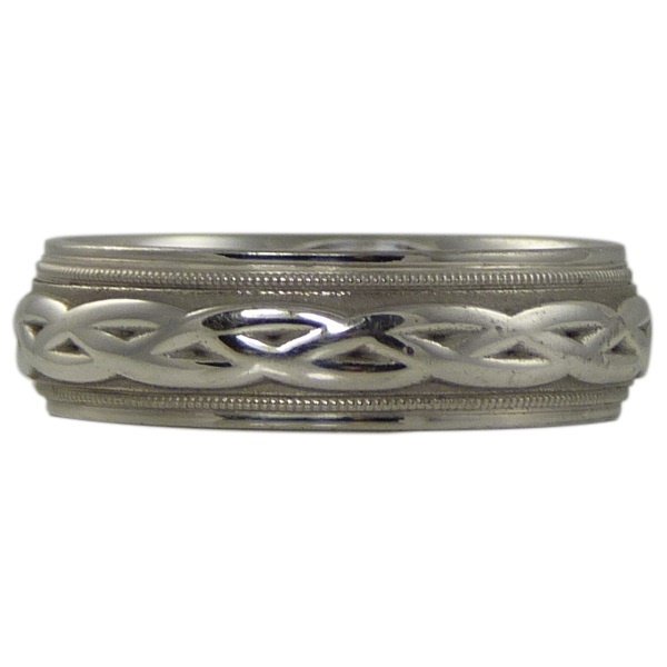 Endless Celtic Design Wedding Ring, Sterling Silver - Irish Jewelry ...