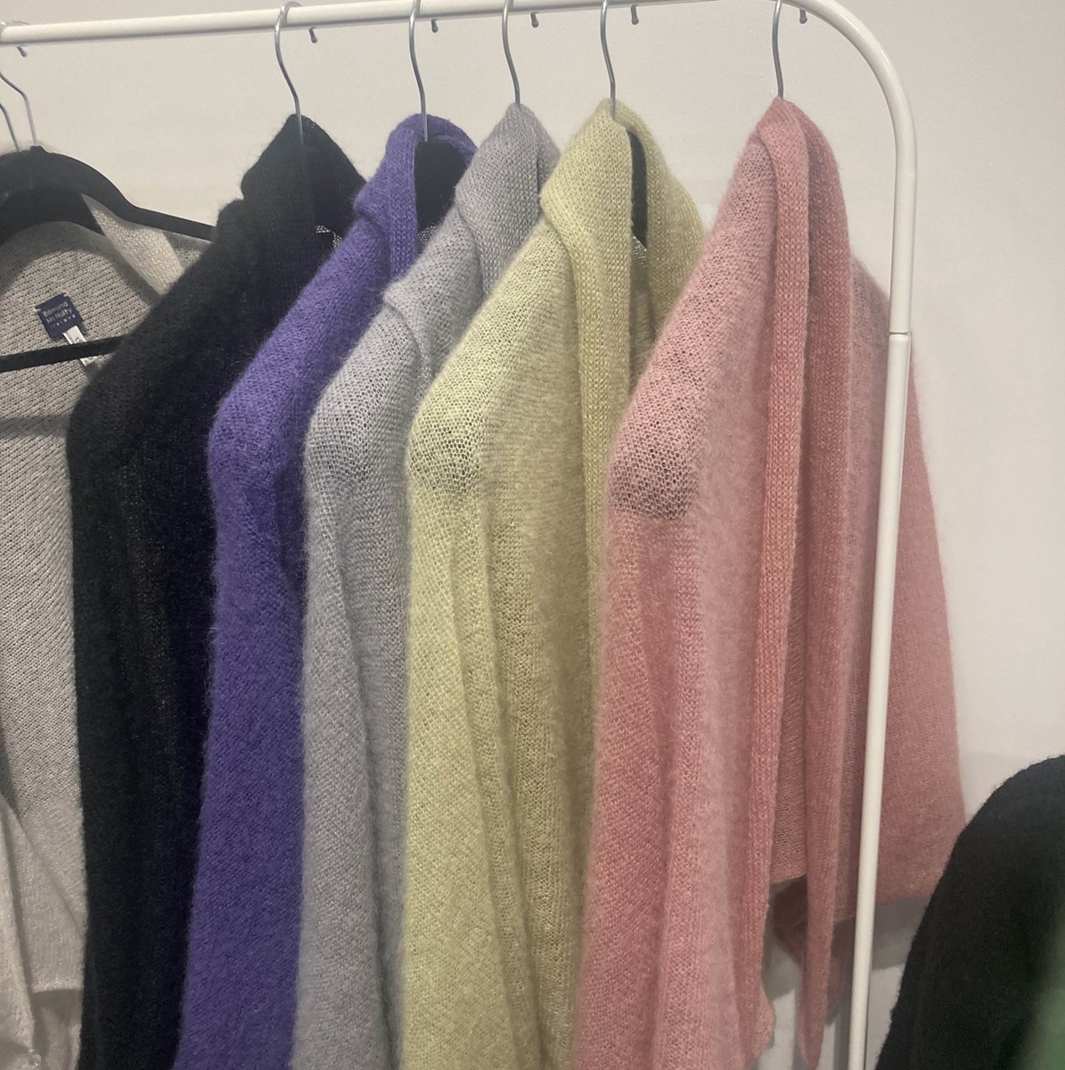 Edmund McNulty Kid Mohair Shrug, Steel Gray - Irish Jewelry | Irish ...