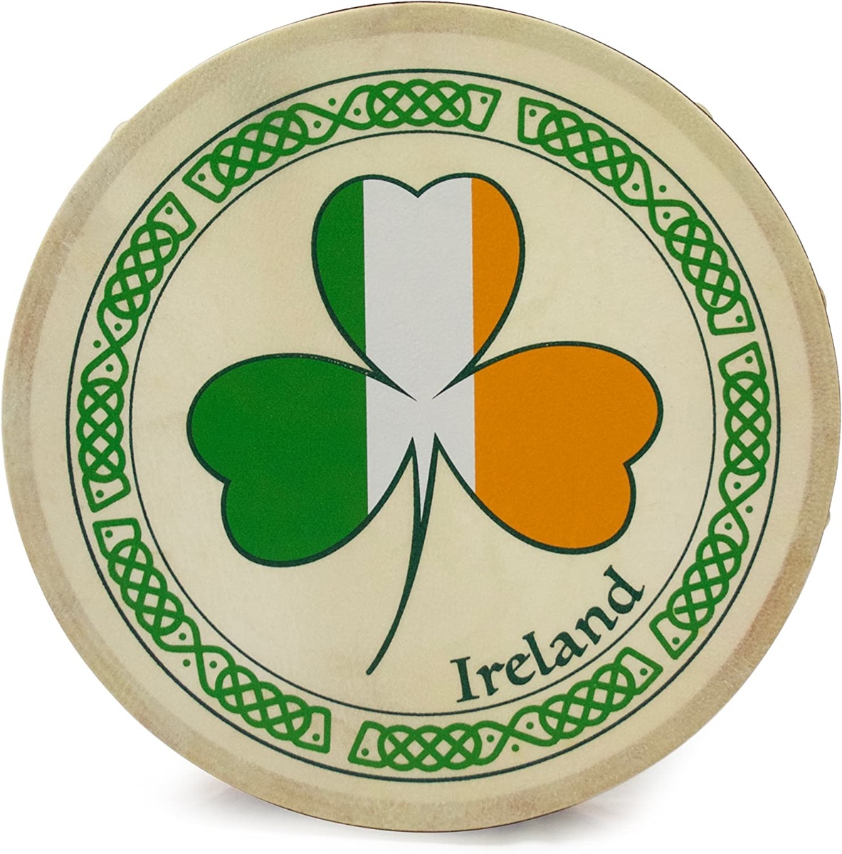 8" Bodhran Shamrock Tri Color Design - Irish Jewelry | Irish Store ...