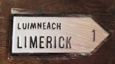 Irish County Roadsign, Co Limerick - Irish Jewelry | Irish Store ...