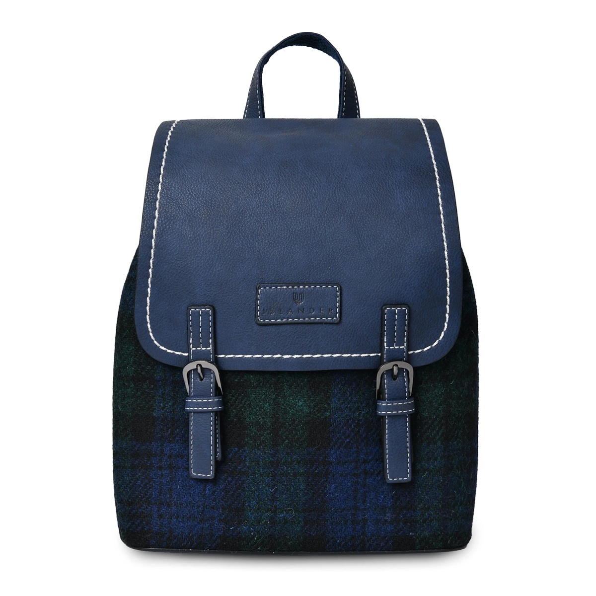 Islander Jura Backpack with HARRIS TWEED - Black Watch Tartan - Irish ...