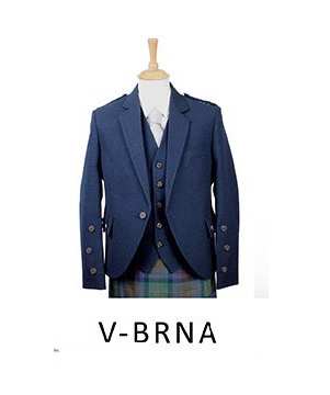 Braemar Jacket and Vest Navy Arrochar Tweed - Irish Jewelry | Irish ...