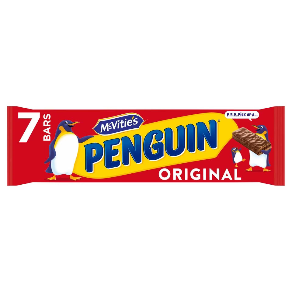 Mcvities Penguin Original Milk Chocolate Bar 7 Pack 6oz - Irish Jewelry ...