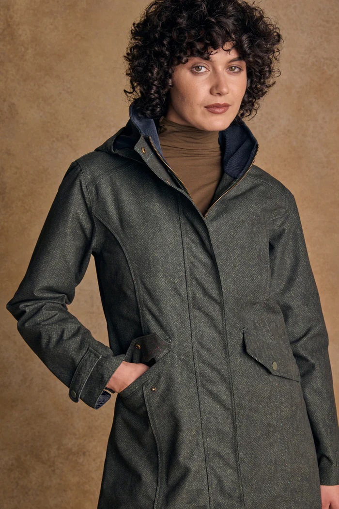 Jack Murphy Sophia Waterproof Jacket, Green Fields - Irish Jewelry ...