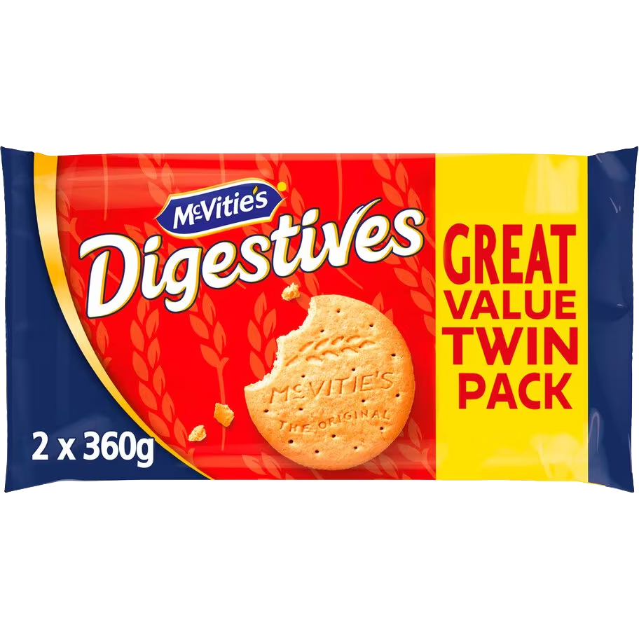 McVities Digestives Biscuits Twin Pack 2x360g - Irish Jewelry | Irish ...