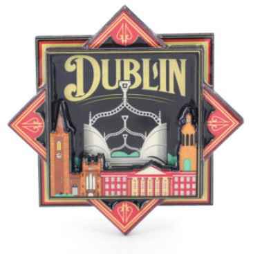 Vintage Dublin Ha'Penny Bridge Magnet - Black/Red - Irish Jewelry ...