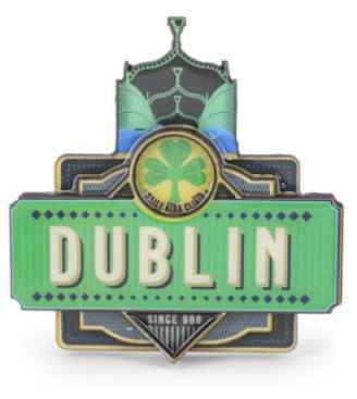 Vintage Dublin Ha'Penny Bridge Magnet - Green - Irish Jewelry | Irish ...