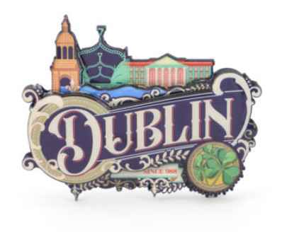 Vintage Dublin Streetscape Magnet - Irish Jewelry | Irish Store ...
