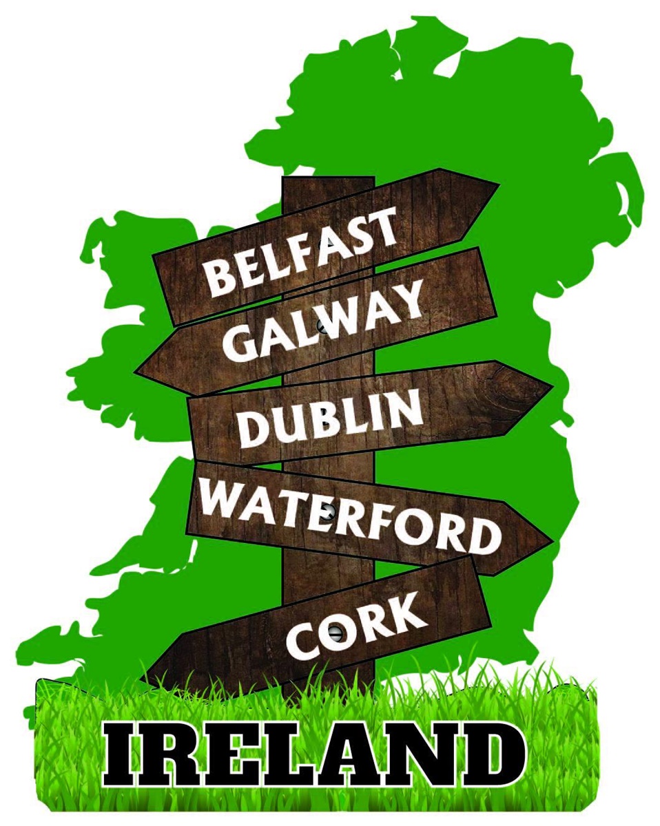 Multisign Ireland - Car Sticker - Irish Jewelry | Irish Store ...